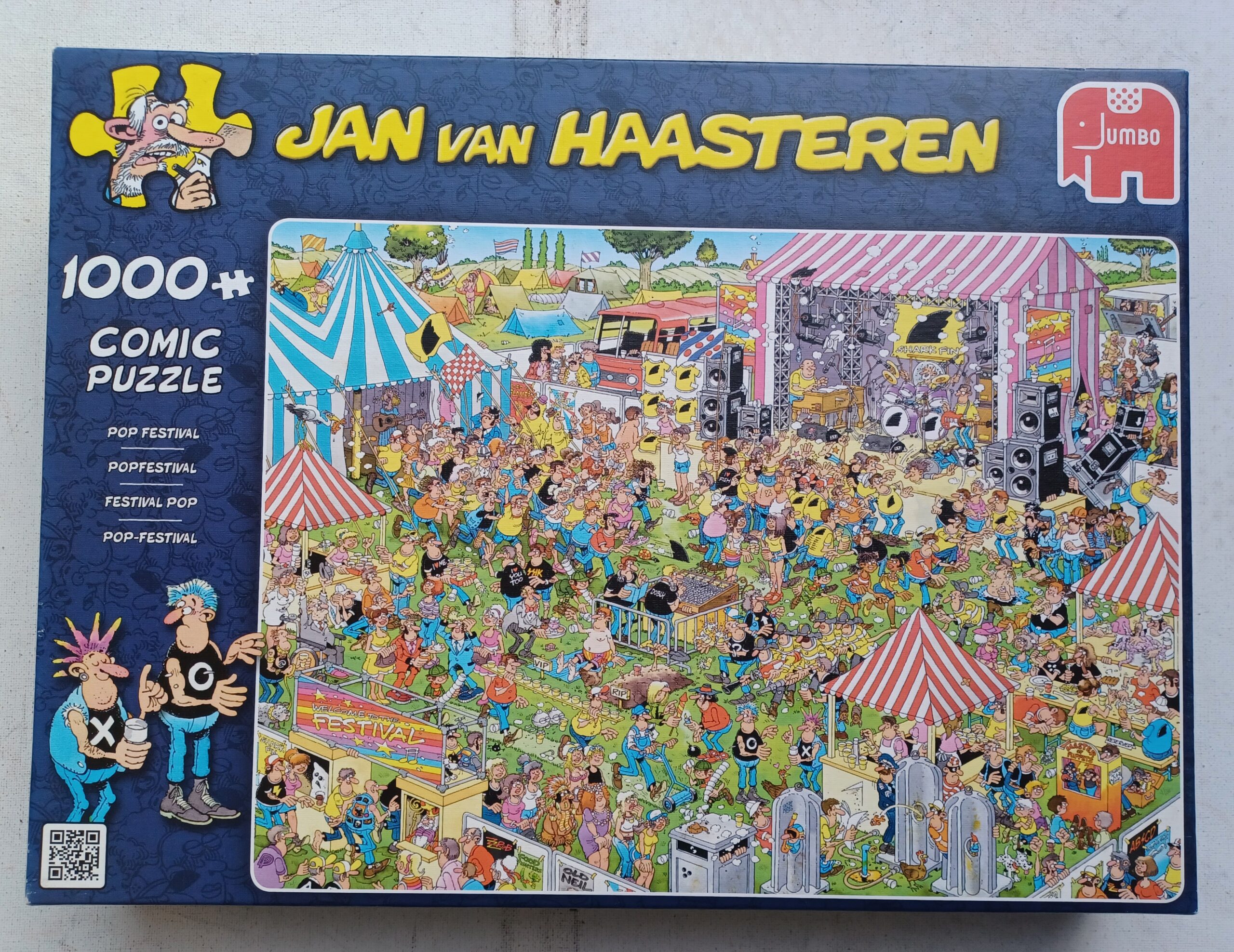 Jan van Haasteren - Popfestival - Puzzel Magie