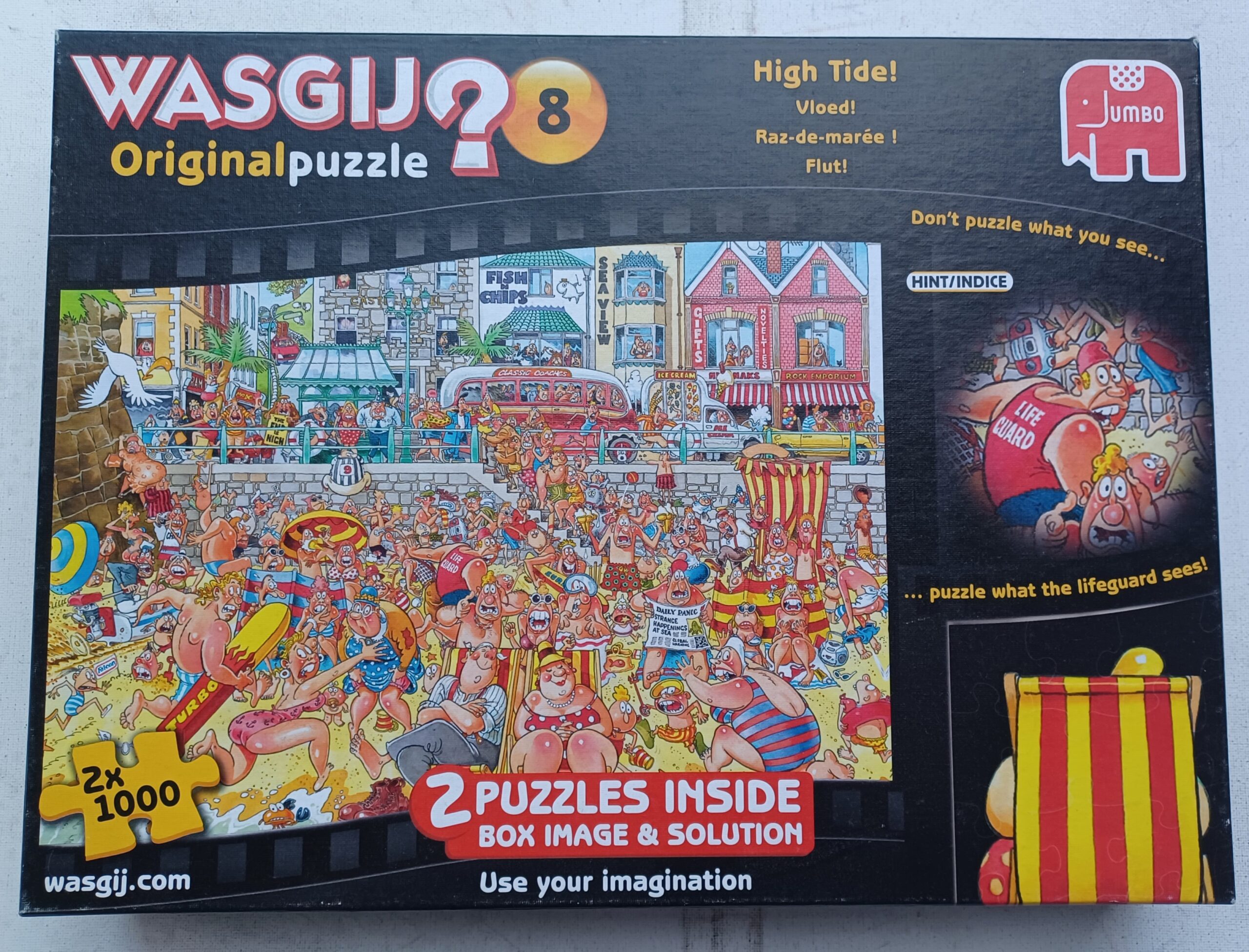 Wasgij Original 8 - Vloed! - 2x1000 - Puzzel Magie